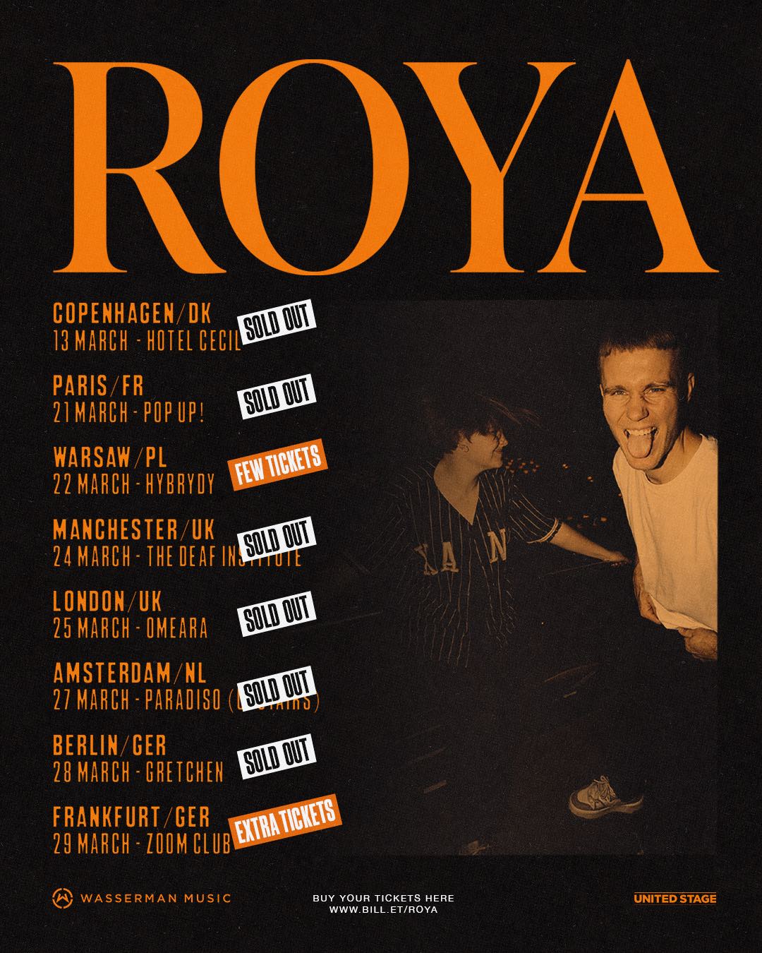 ROYA - Live 2025 - United Stage Danmark